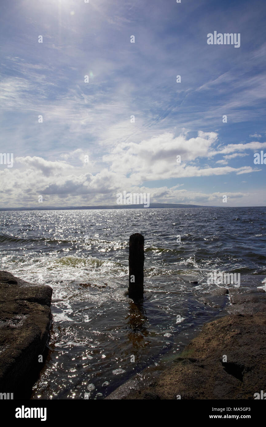 Troon Scotland Sea Front & Landmarks Stock Photo - Alamy