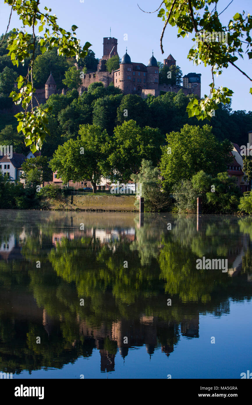 The castle of Wertheim in the Main valley, Franconia, Bavaria, Germany ...