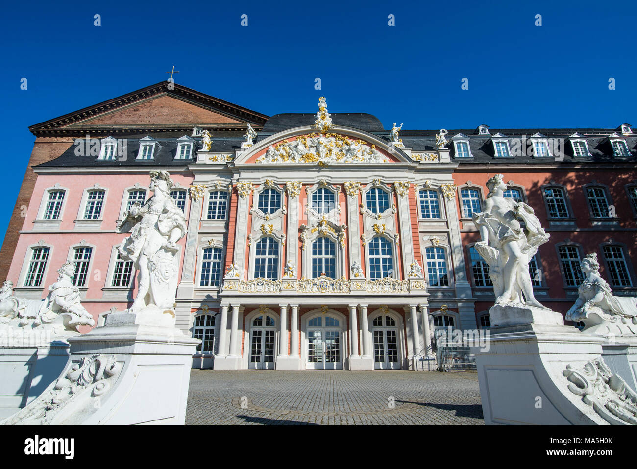 Palace of Trier, Unesco world heritage sight, Trier, Moselle valley ...