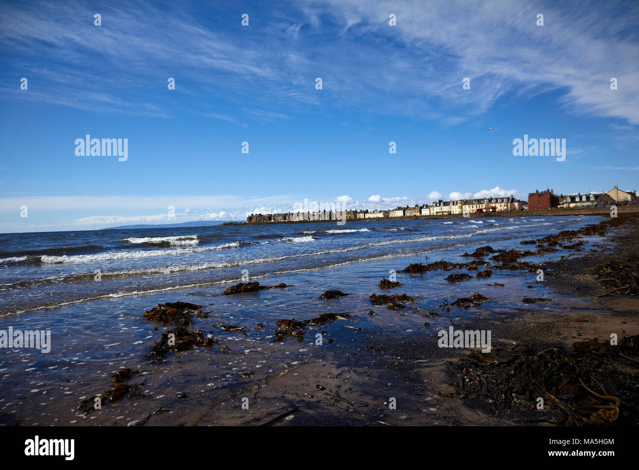 Troon Scotland Sea Front & Landmarks Stock Photo - Alamy