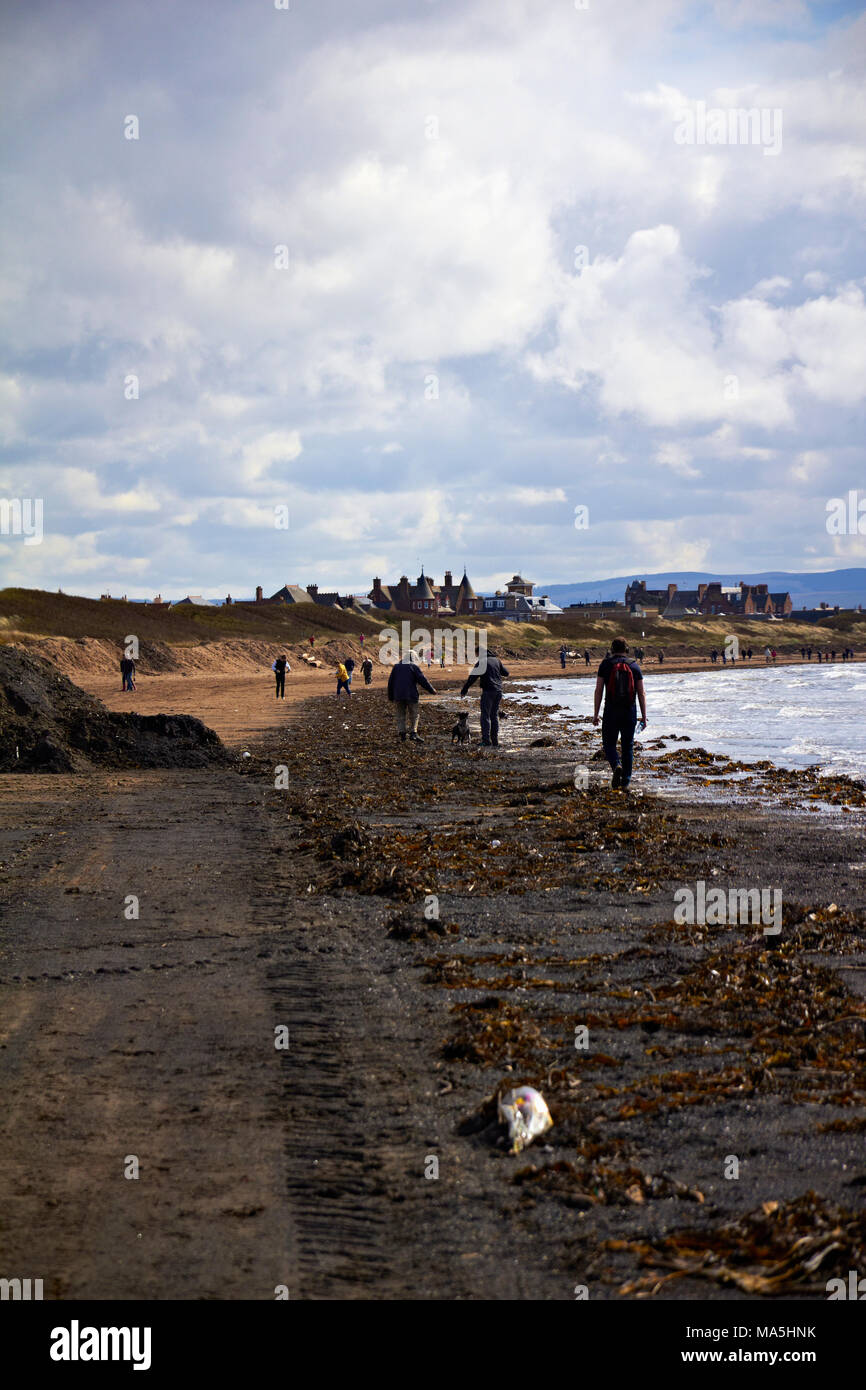 Troon Scotland Sea Front & Landmarks Stock Photo - Alamy
