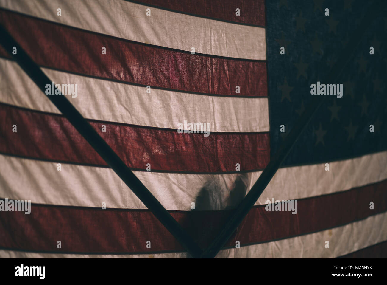 Back the blue flag hi-res stock photography and images - Alamy