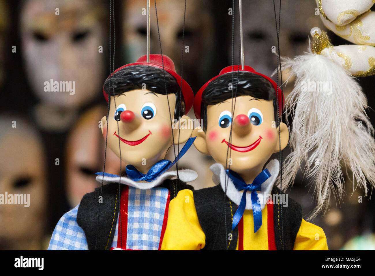 Wooden pinocchio puppet hi-res stock photography and images - Alamy