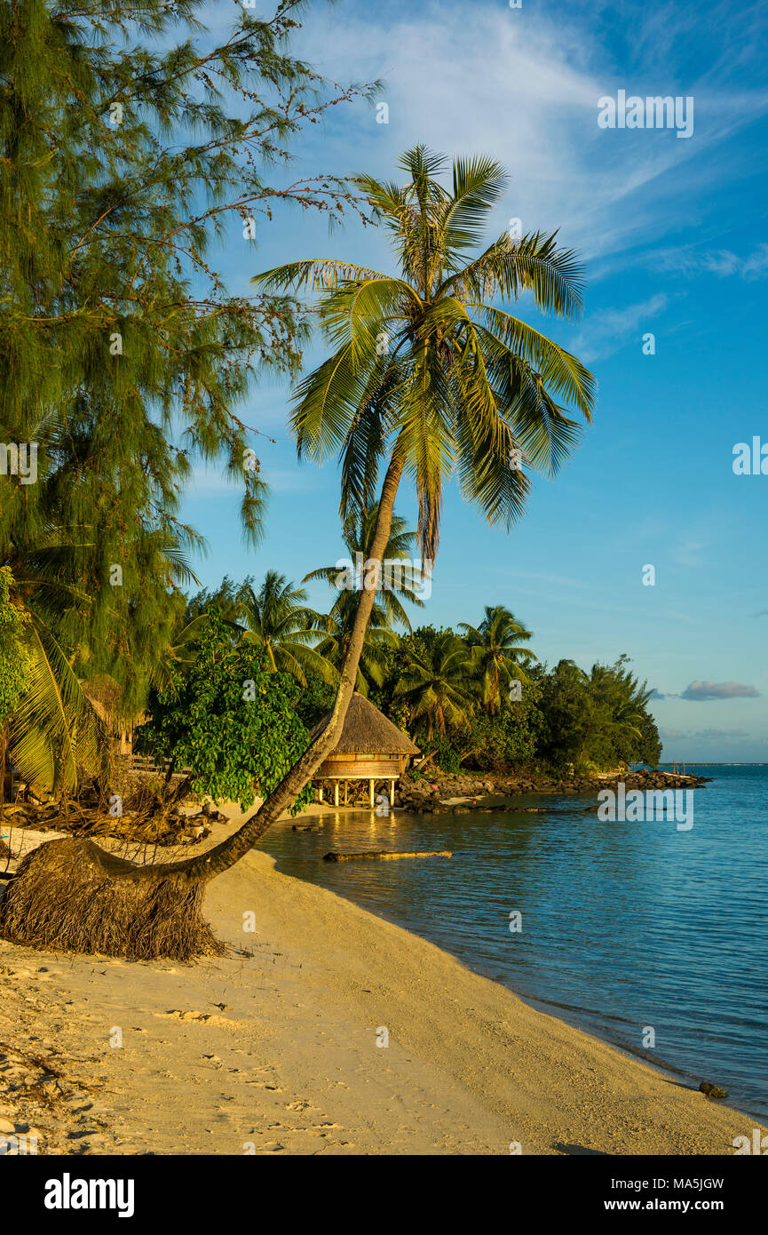 Matira beach sunset bora bora hi-res stock photography and images - Alamy