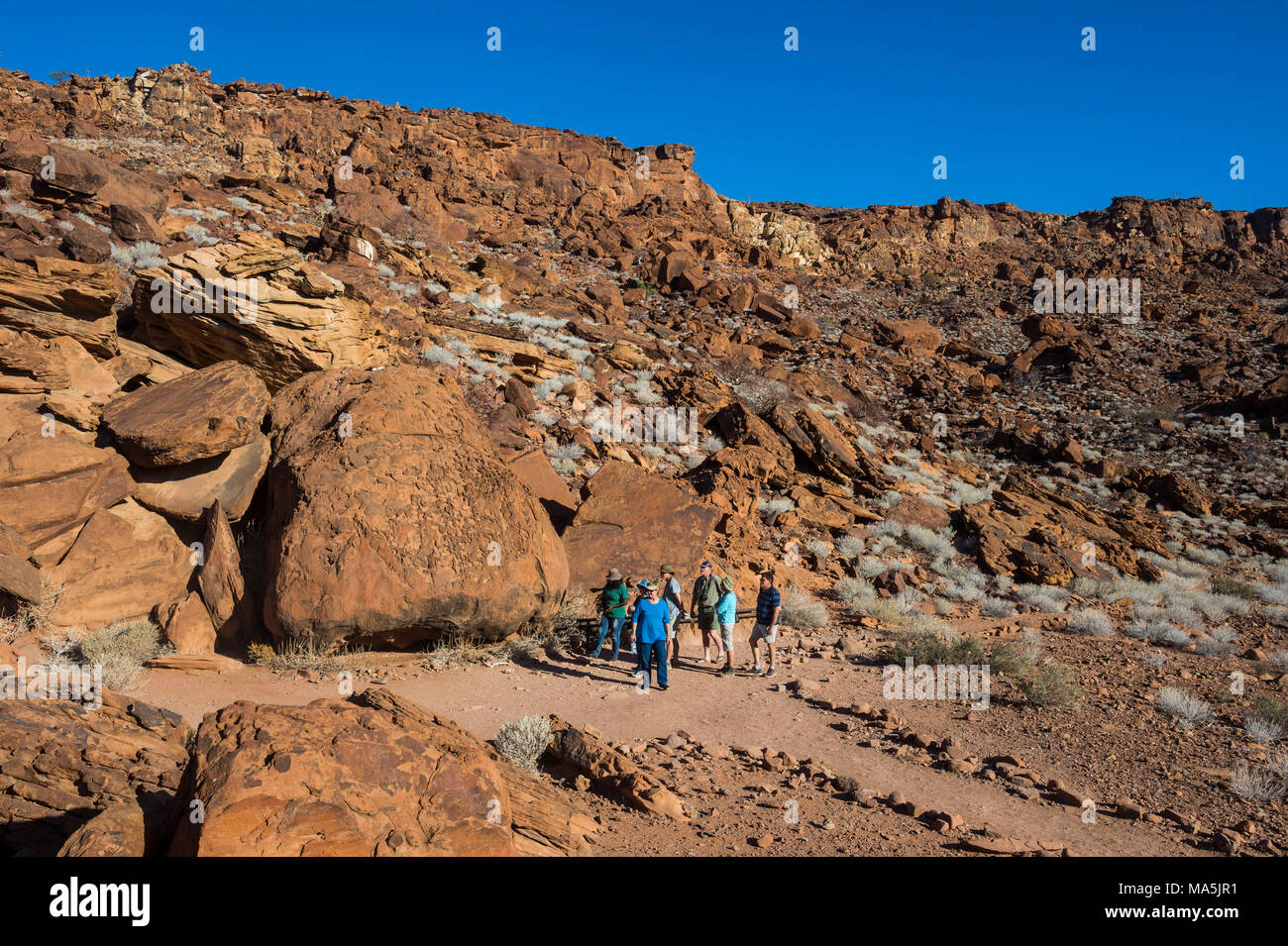 Rock formation twyfelfontein namibia hi-res stock photography and ...