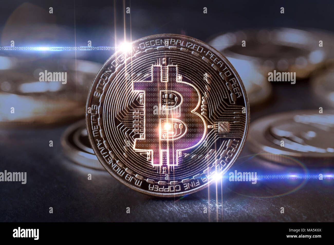 Binary lights hi-res stock photography and images - Alamy