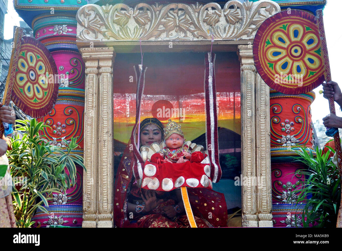 People of Jain Community take parts in a religious procession to ...