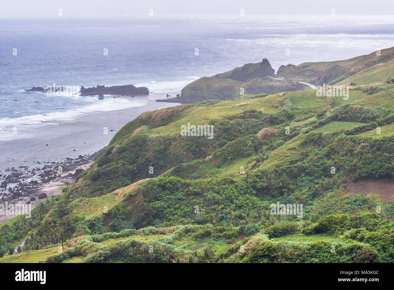 Rolling Hills of Batanes, Philippines Stock Photo - Alamy
