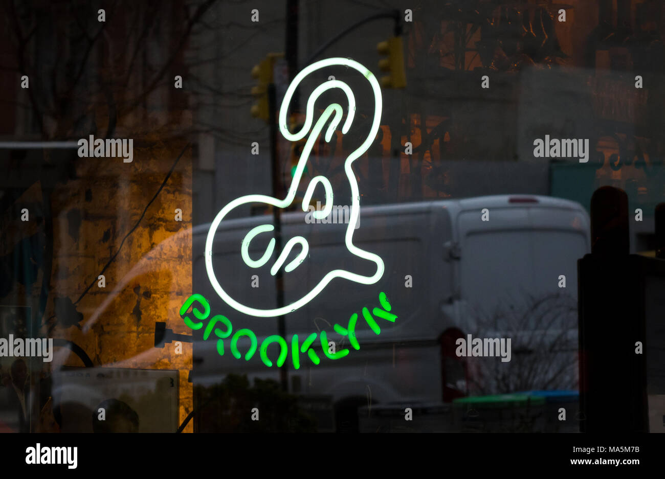 Brooklyn neon sign hi-res stock photography and images - Alamy