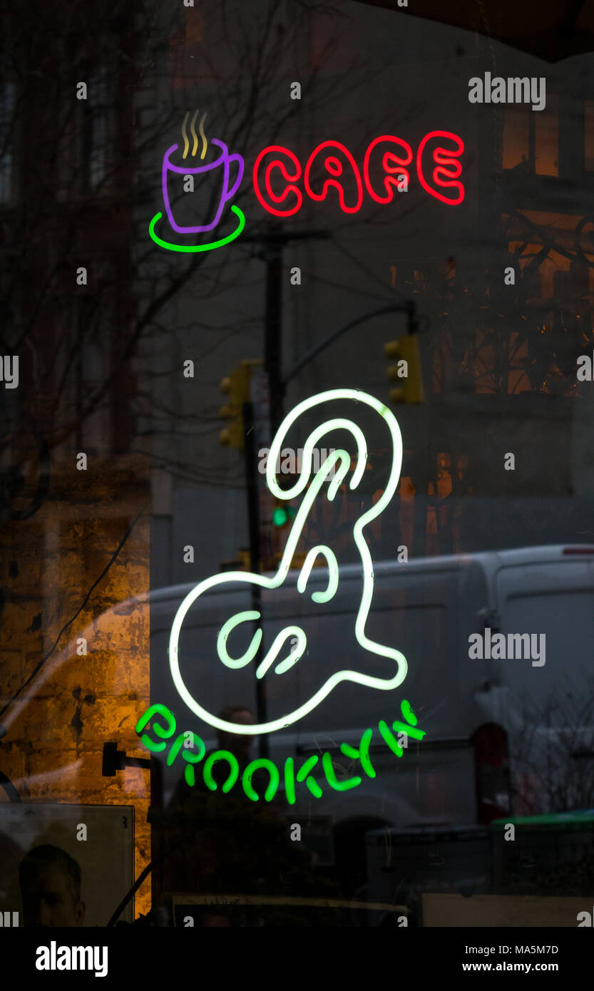 Brooklyn neon sign hi-res stock photography and images - Alamy
