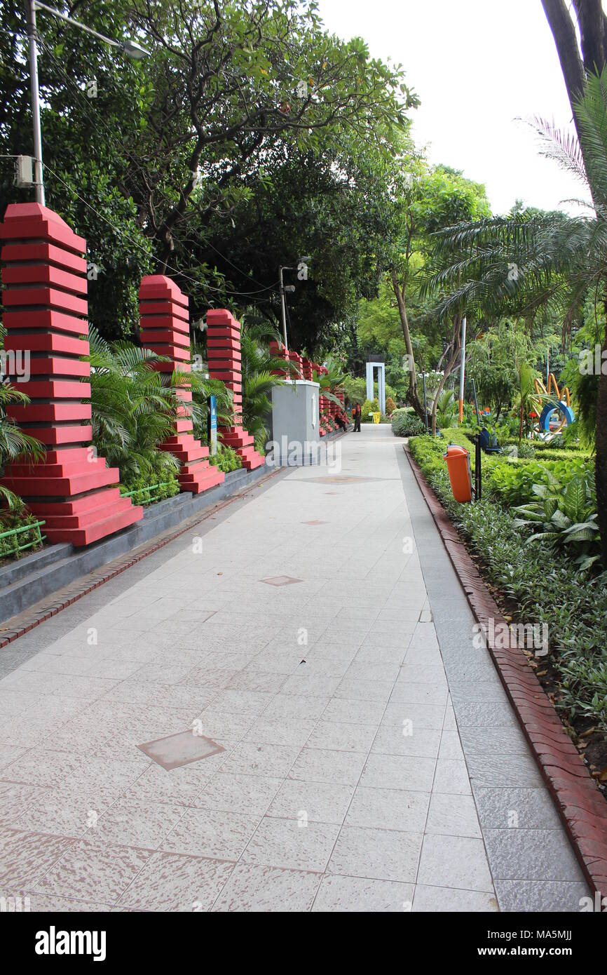 The beautiful city park forest is included in the most beautiful city ...