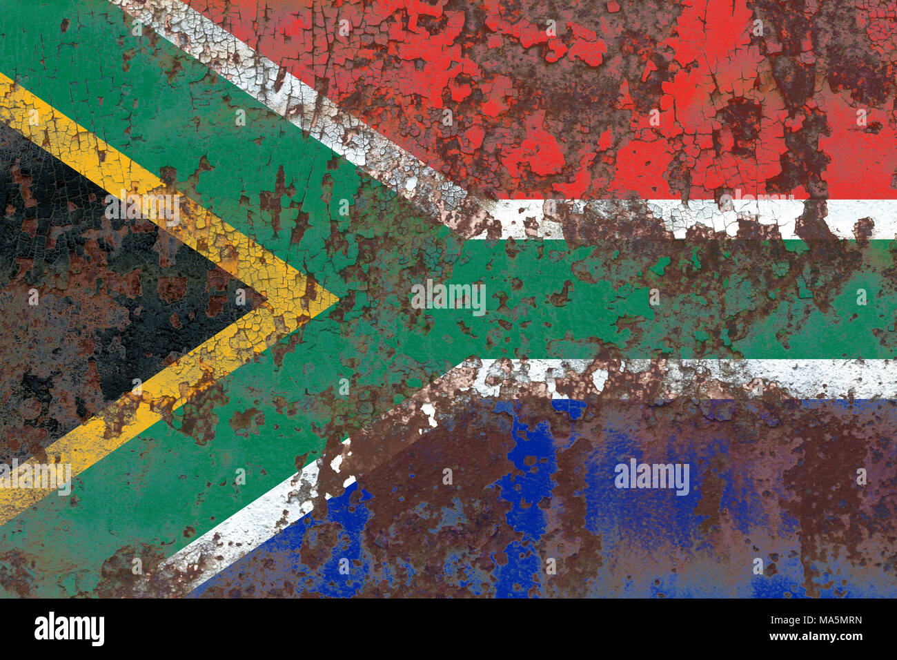 Old South Africa grunge background flag Stock Photo - Alamy