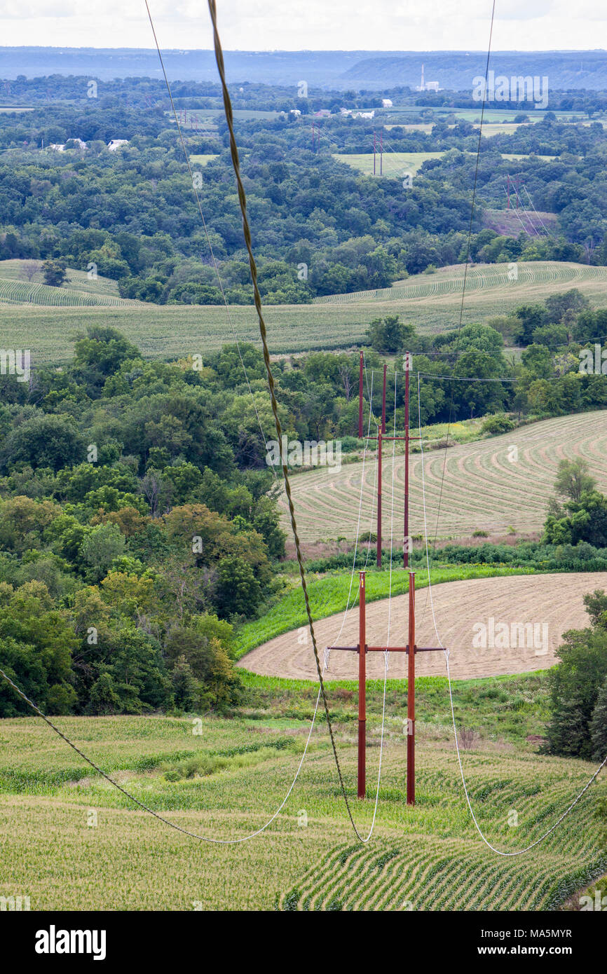 Power lines usa hi-res stock photography and images - Alamy