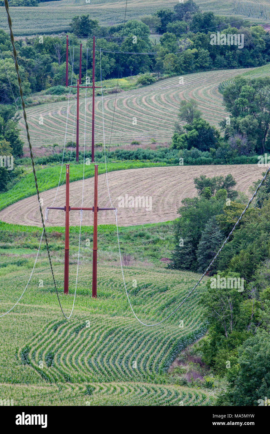Power lines usa hi-res stock photography and images - Alamy
