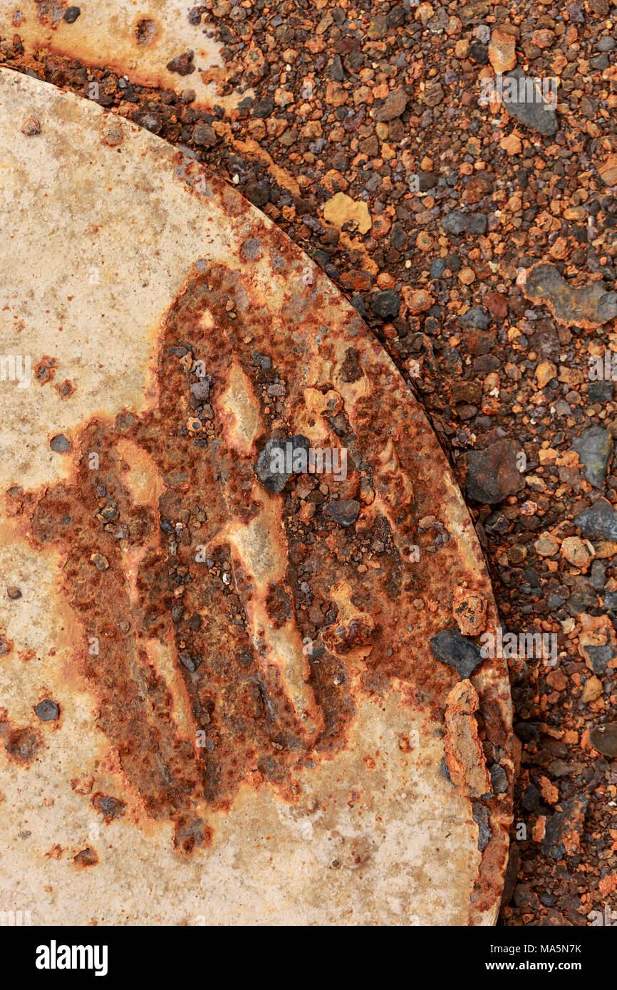Rust on the steel floor Stock Photo - Alamy