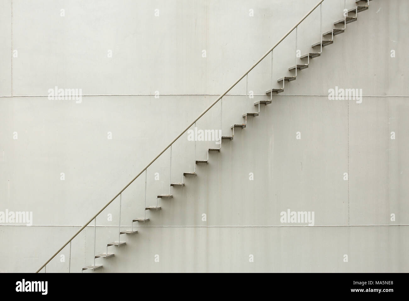 Stairs on the wall of the fuel tank Stock Photo - Alamy