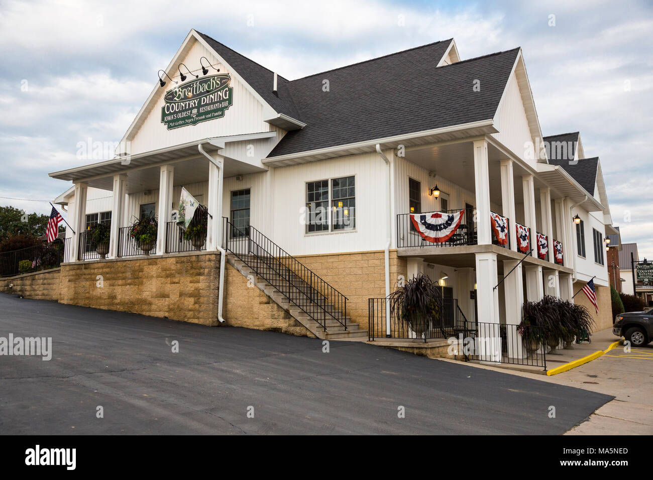 Breitbach's Restaurant, Balltown, Iowa. Country Food in a German ...