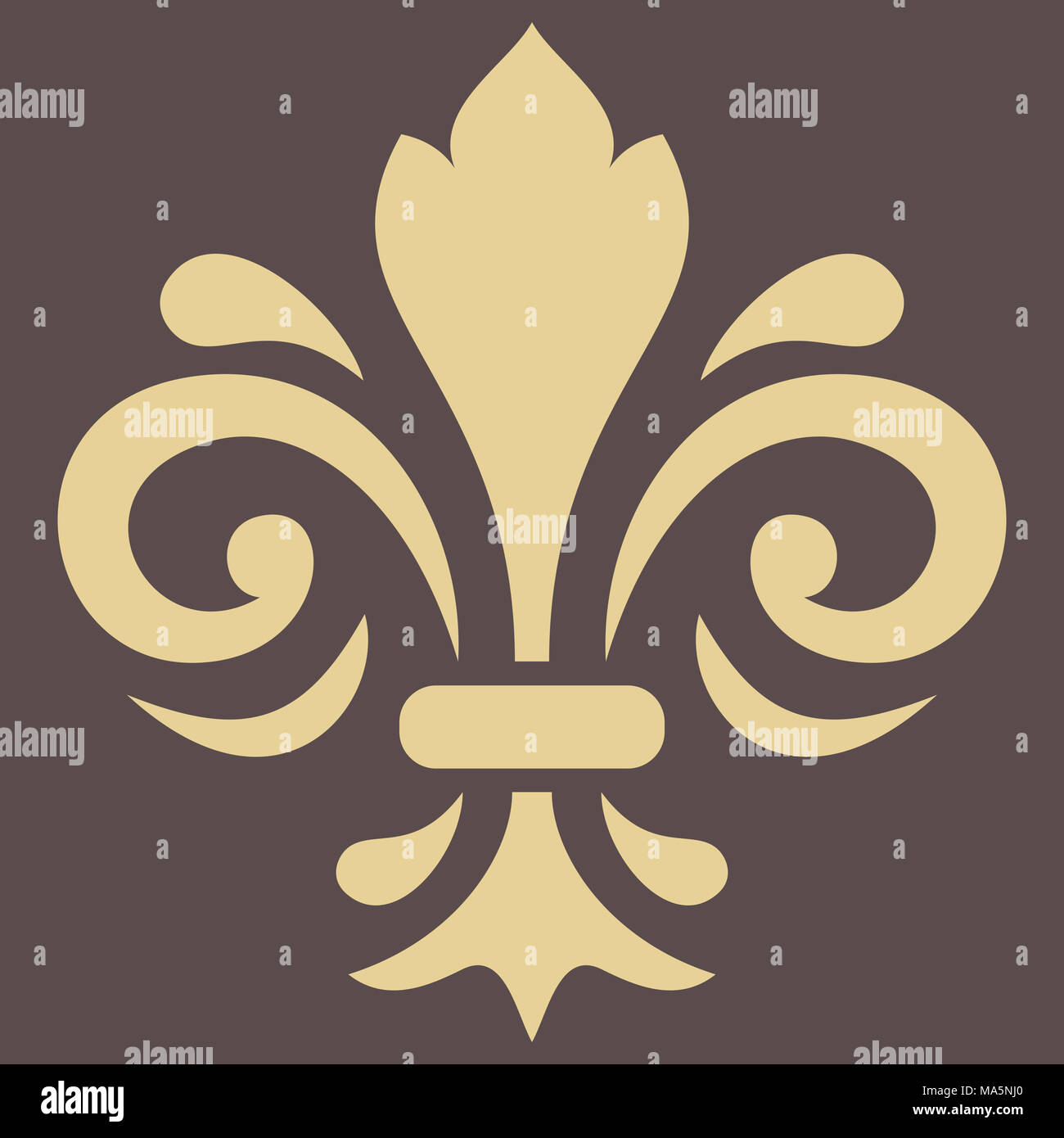 Golden lily wallpaper hi-res stock photography and images - Alamy