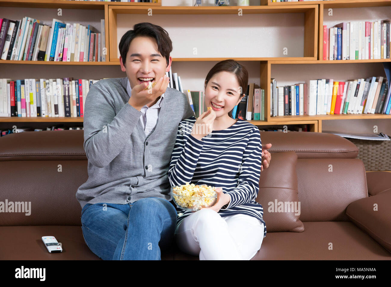 Conceptable photo of new married couple daily life. 251 Stock Photo - Alamy