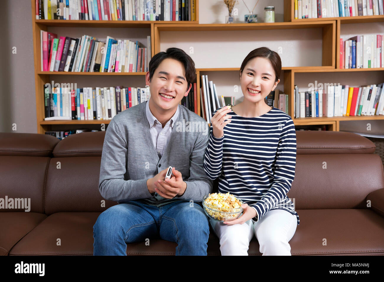 Conceptable photo of new married couple daily life. 249 Stock Photo - Alamy