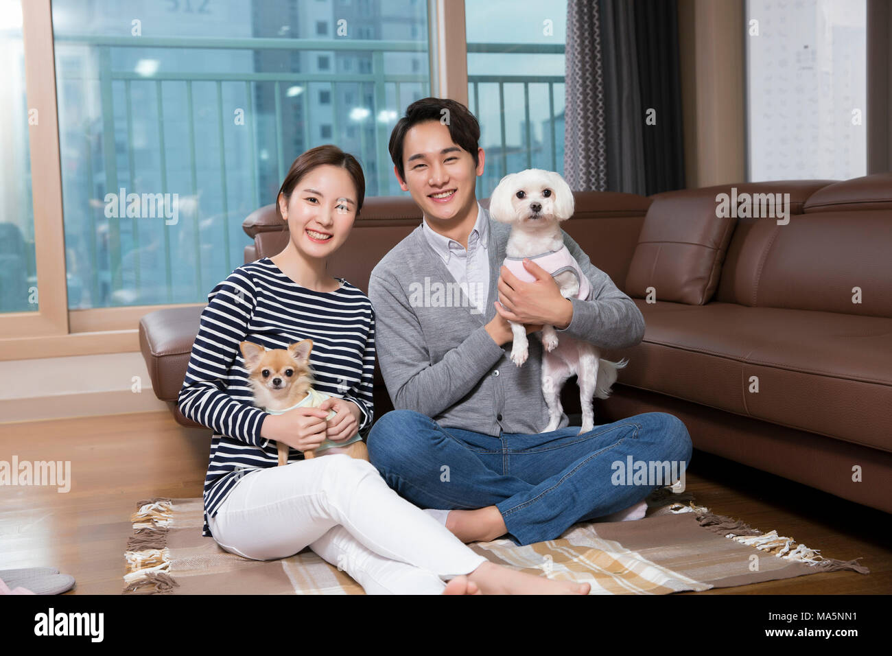 Conceptable photo of new married couple daily life. 245 Stock Photo - Alamy