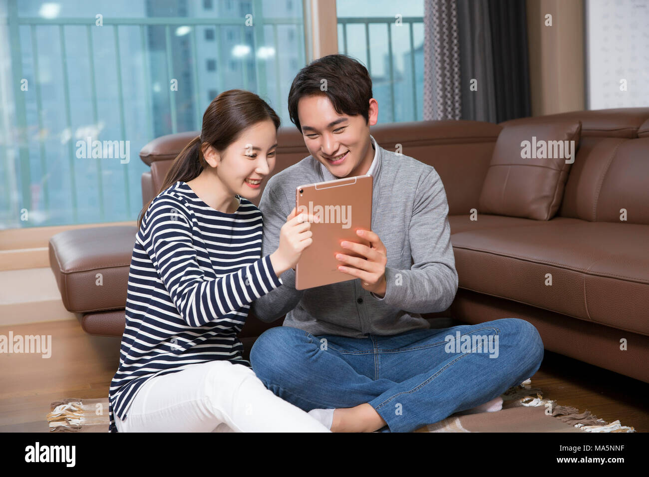 Conceptable photo of new married couple daily life. 241 Stock Photo - Alamy