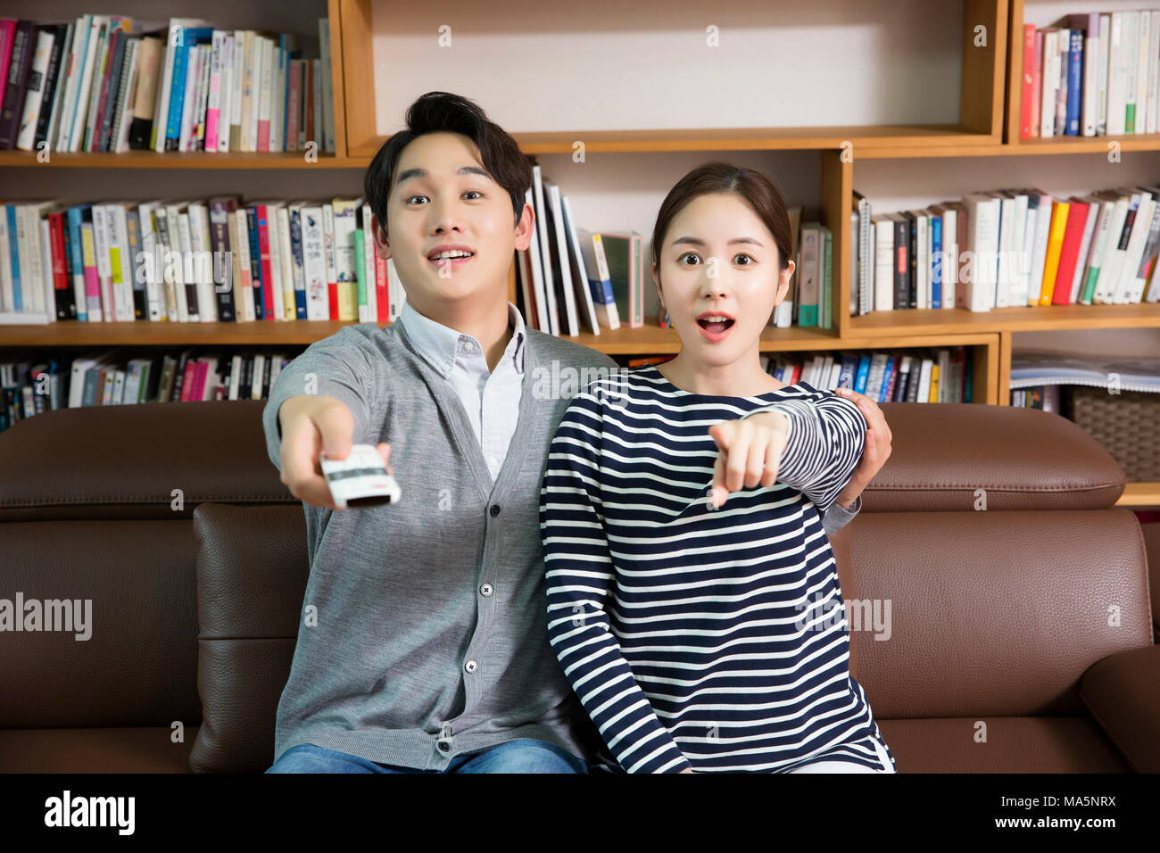 Conceptable photo of new married couple daily life. 211 Stock Photo - Alamy