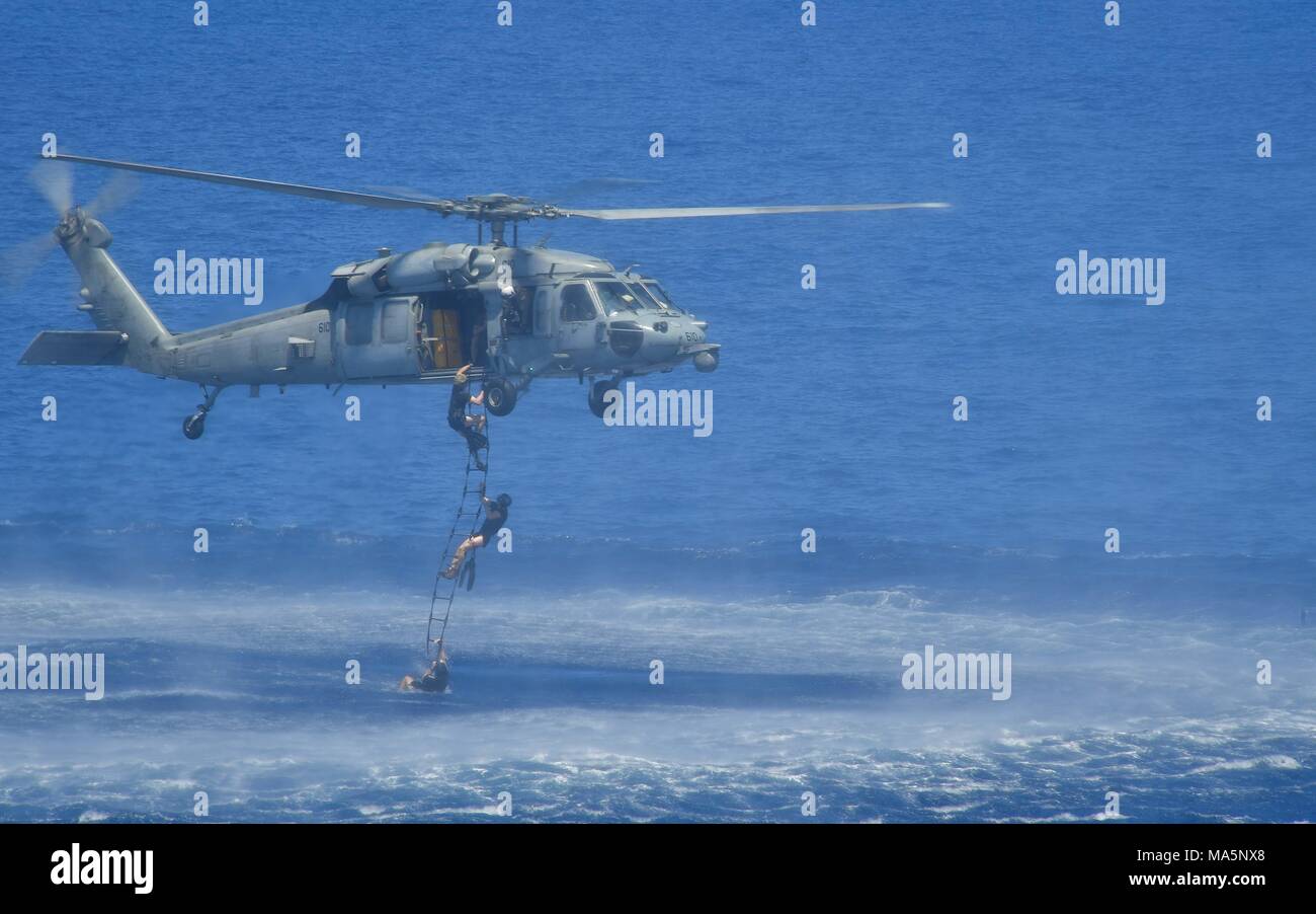 180327-N-XC372-1487 INDIAN OCEAN (March 27, 2018) Sailors, assigned to ...