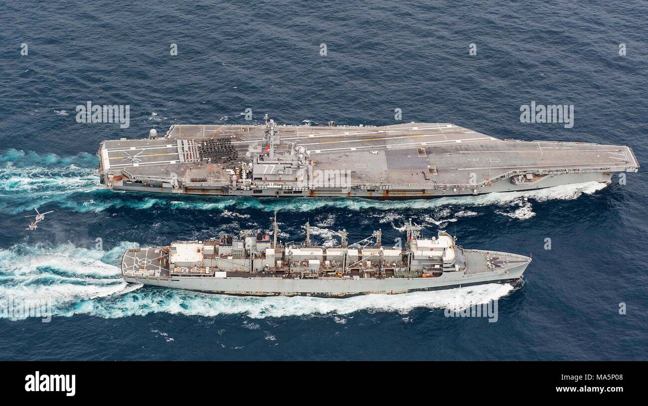 180327-N-JC445-0512 ATLANTIC OCEAN (March 27, 2018) The fast combat ...