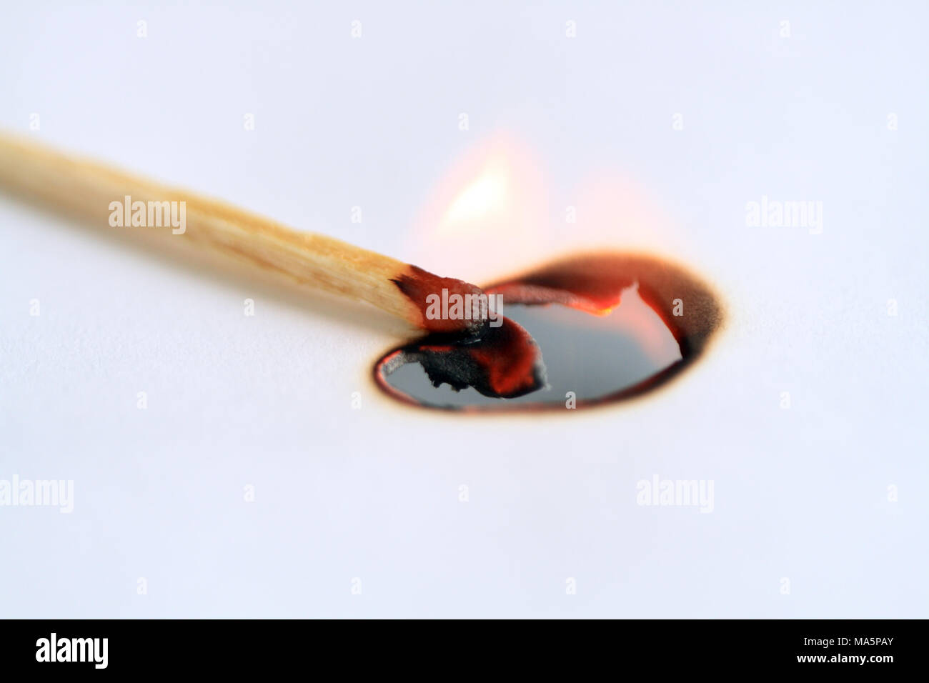 Match Burnt Paper High Resolution Stock Photography and Images - Alamy