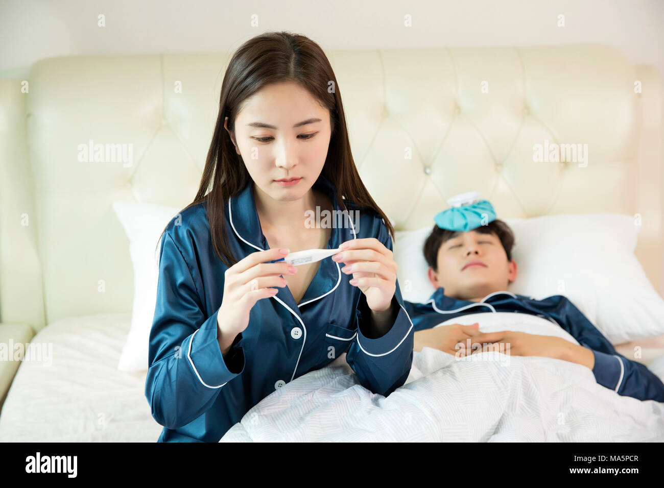 Conceptable photo of new married couple daily life. 094 Stock Photo - Alamy