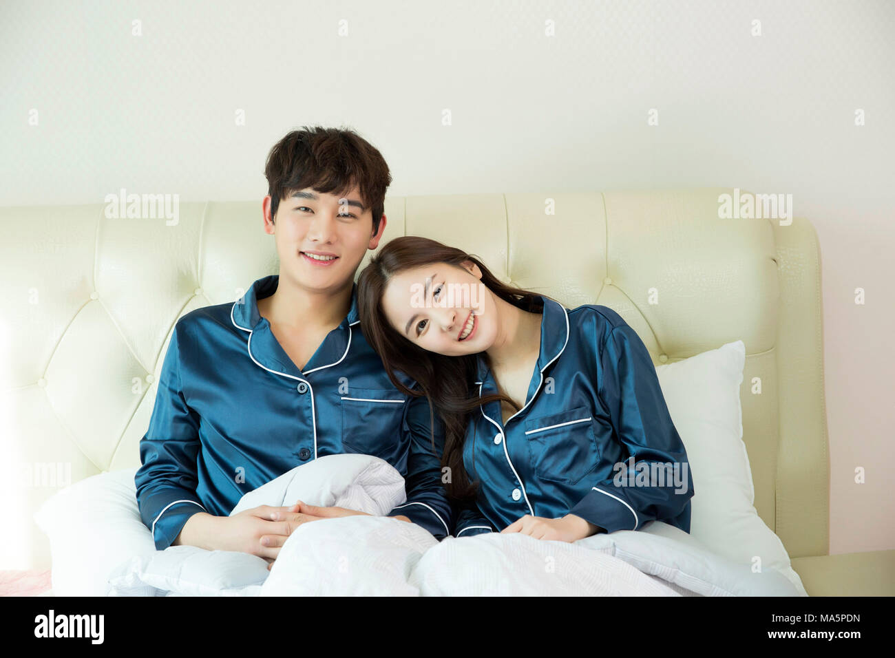 Conceptable photo of new married couple daily life. 074 Stock Photo - Alamy