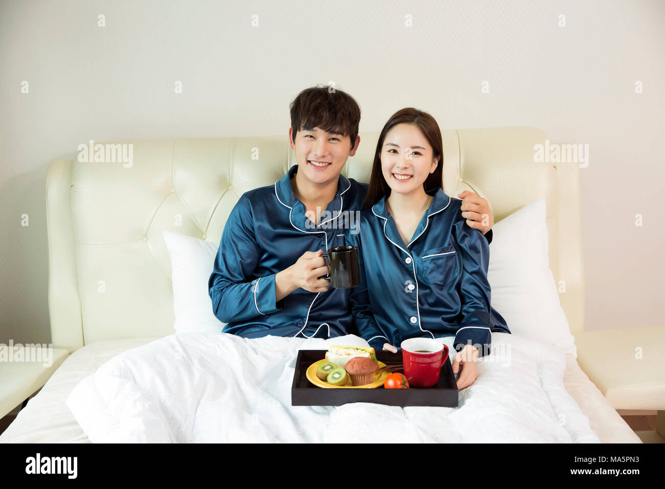 Conceptable photo of new married couple daily life. 002 Stock Photo - Alamy