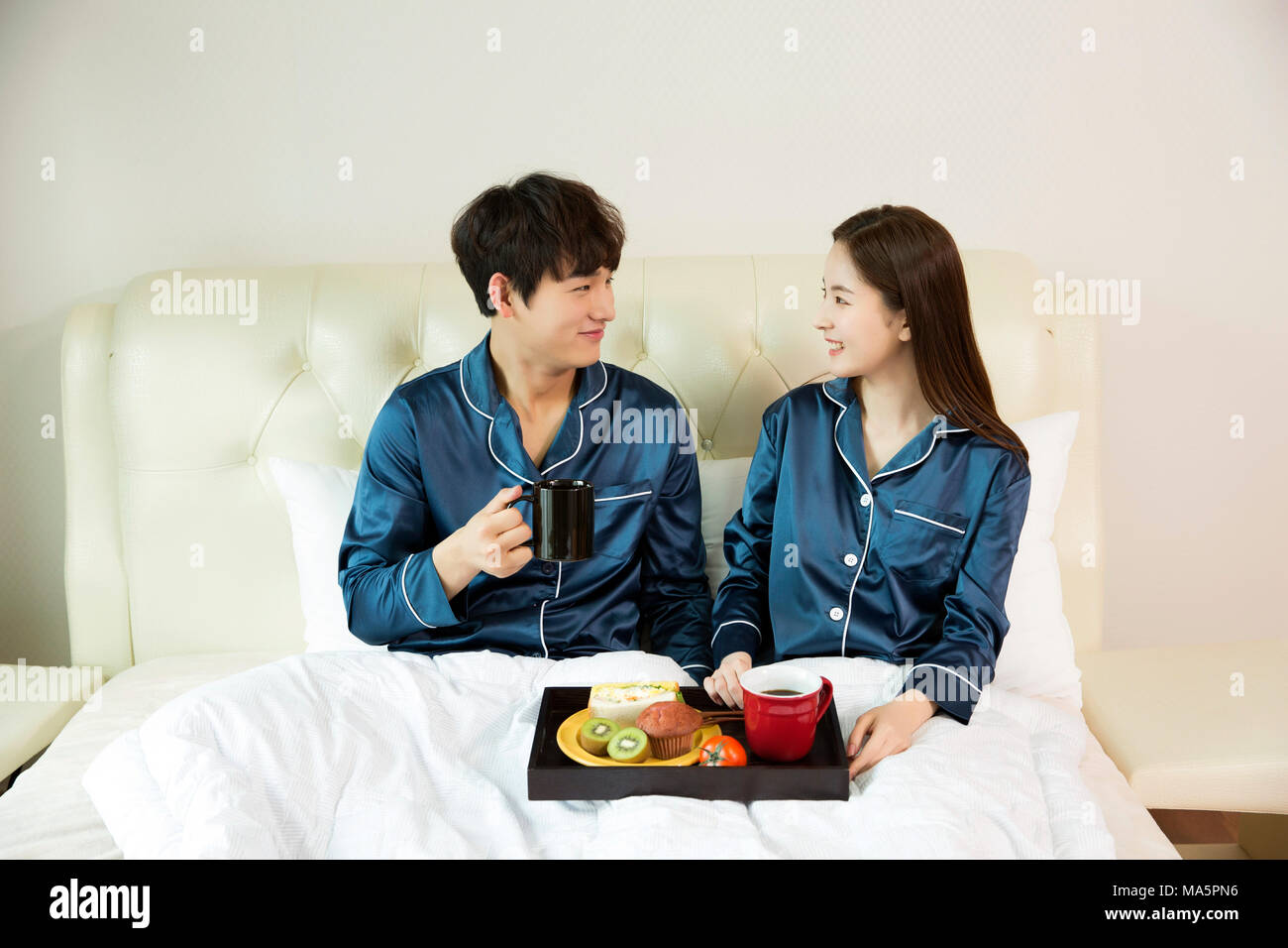 Conceptable photo of new married couple daily life. 001 Stock Photo - Alamy
