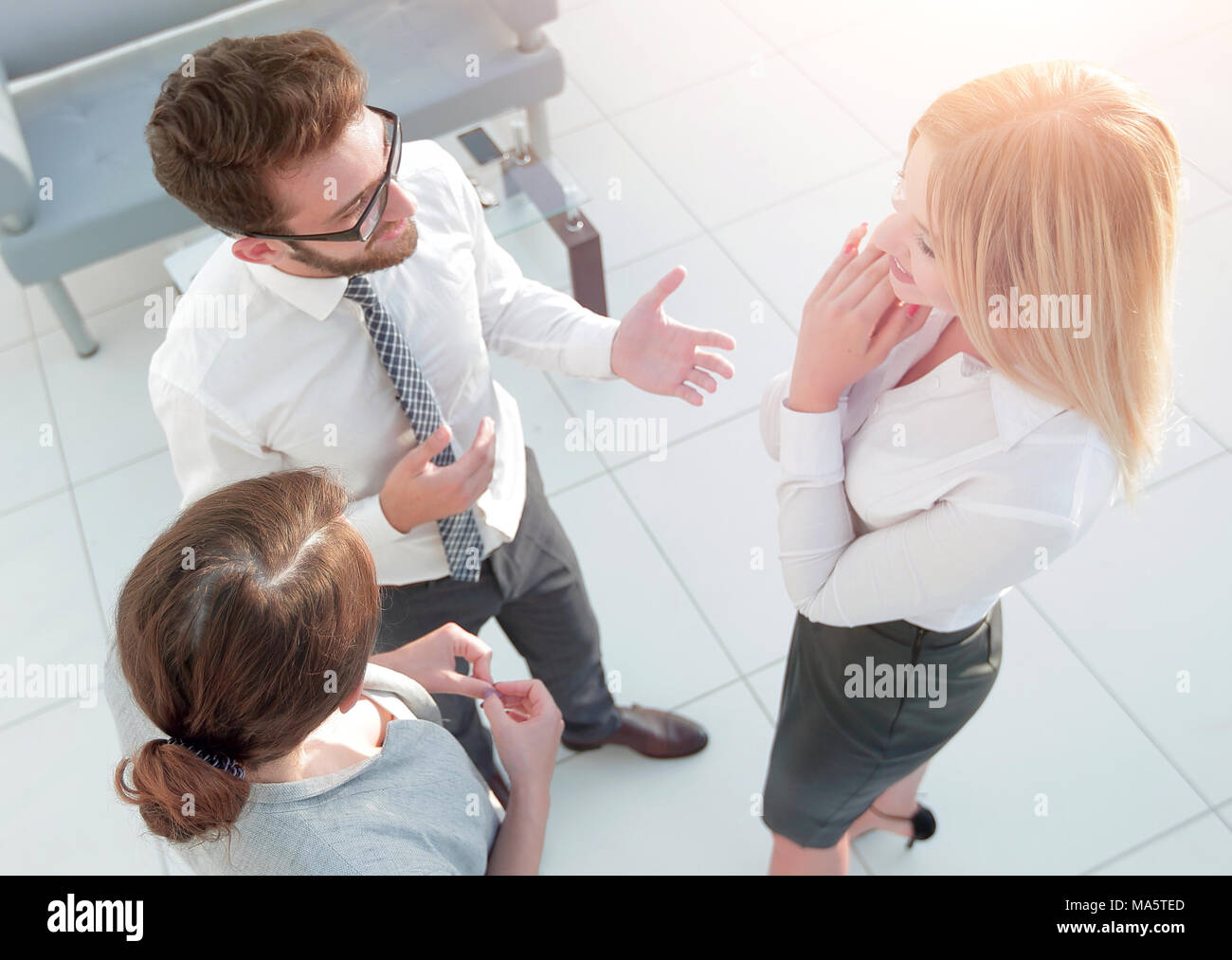 business team arguing in the office. the concept of teamwork Stock ...