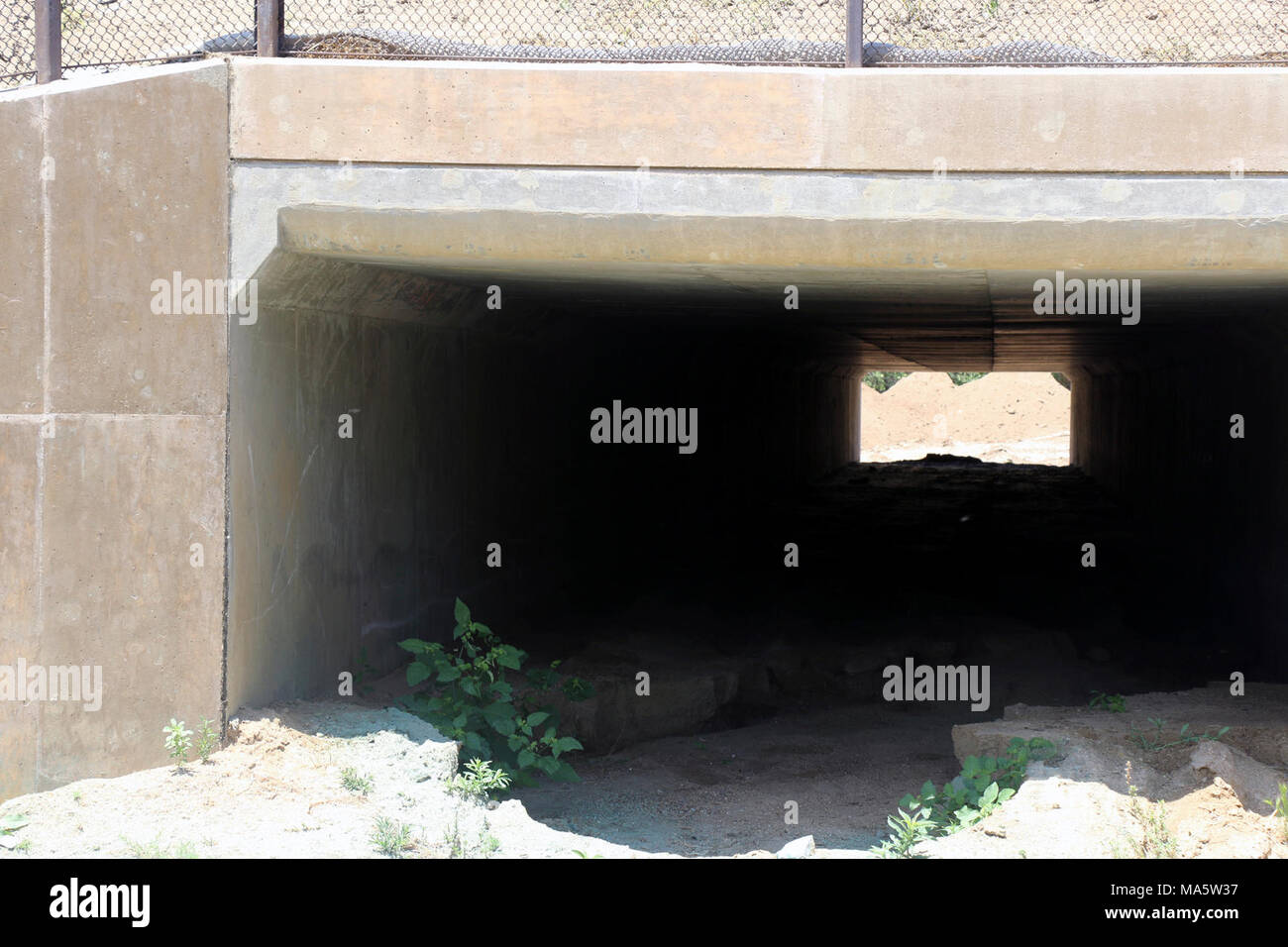 Wildlife undercrossing below SR-76. Undercrossing below SR-76 promotes ...
