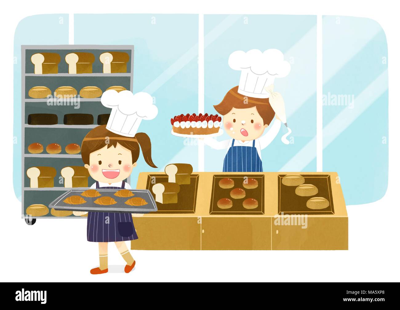 Vector - The job experience program was helpful for children. 010 Stock ...