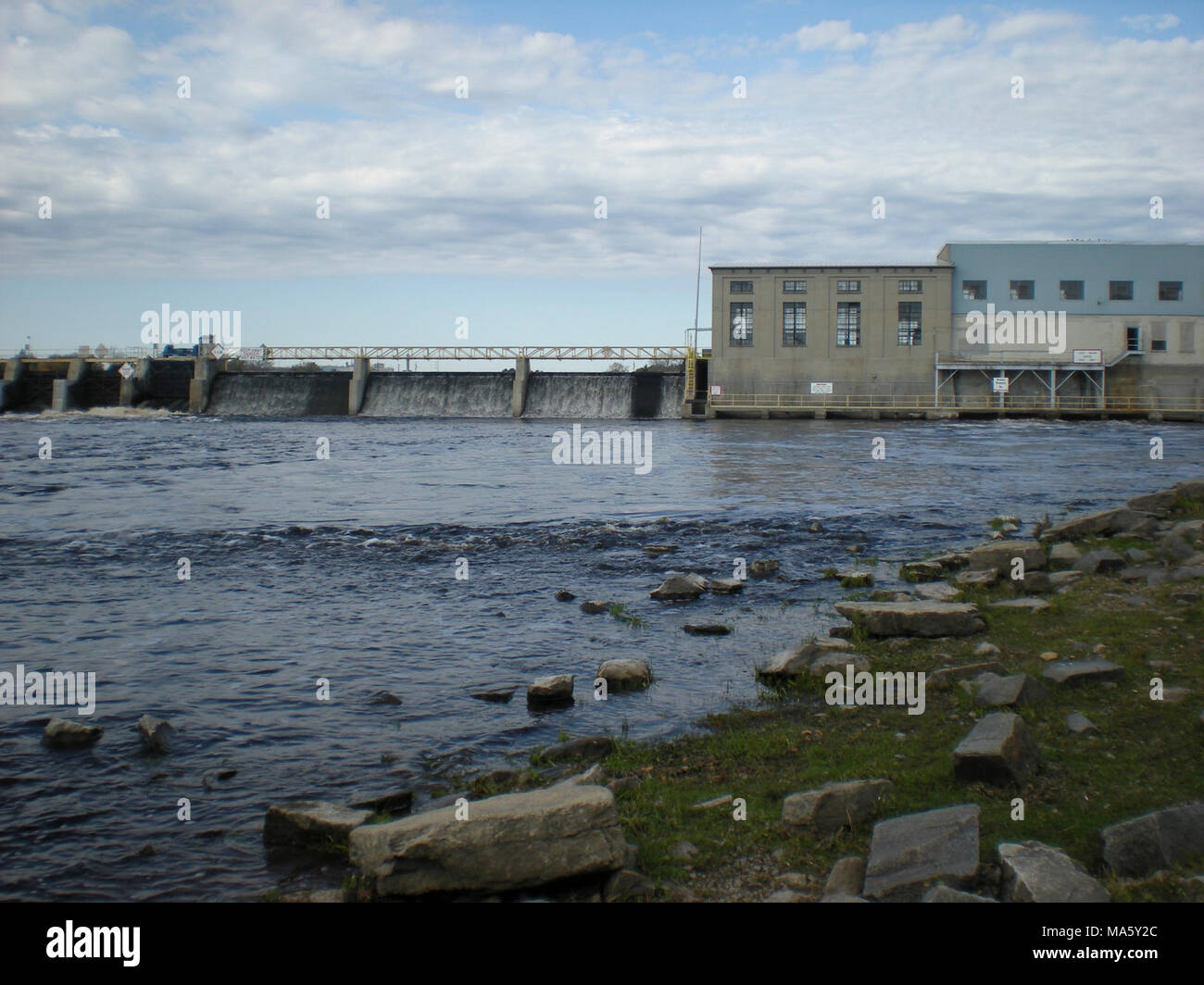 North American Hydro's Menominee Dam Stock Photo - Alamy