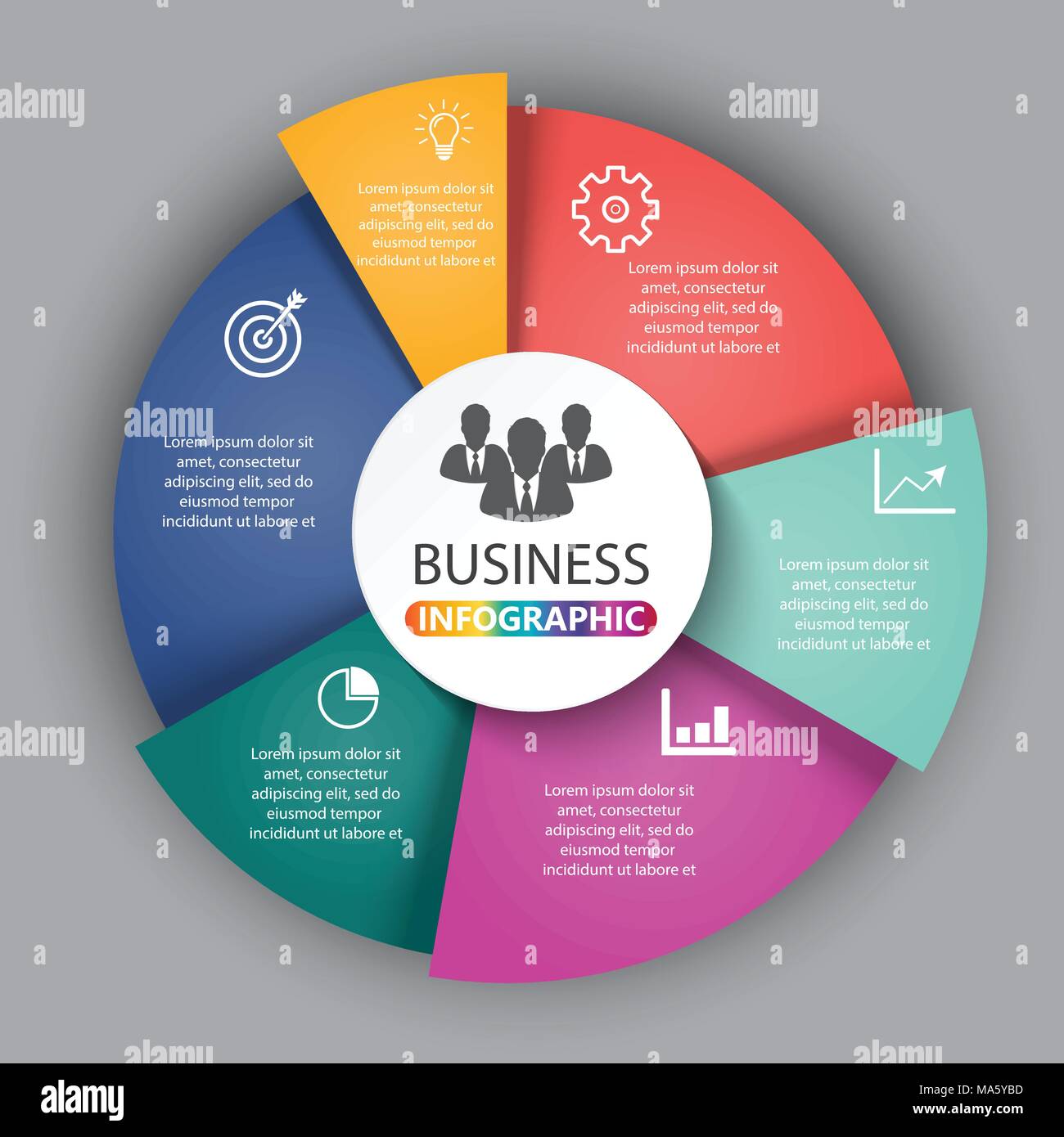 Process flow vector diagram hi-res stock photography and images - Alamy