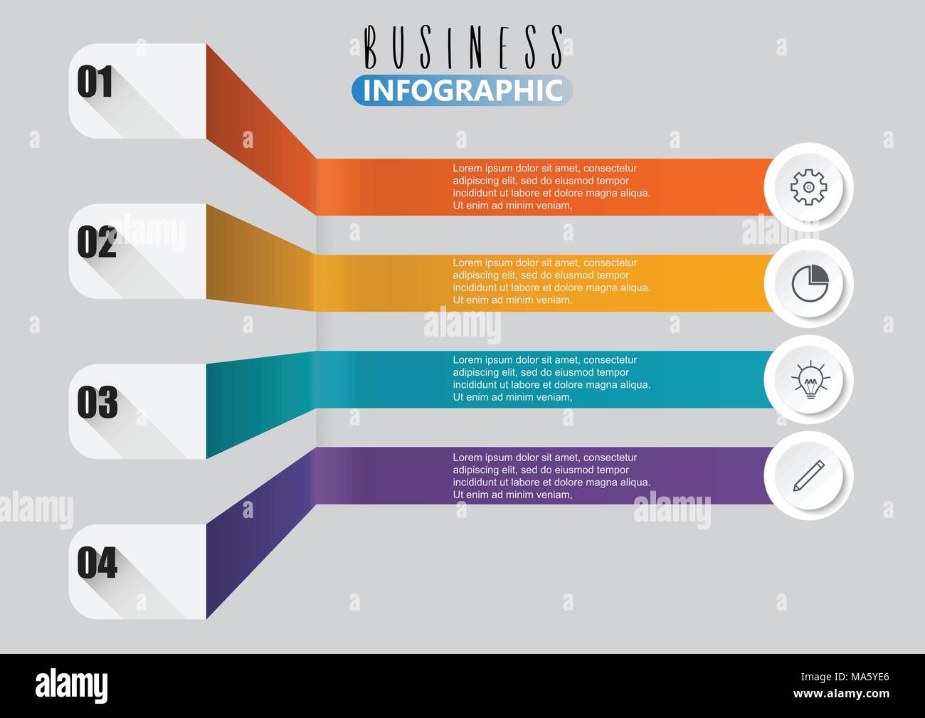 Minimal infographics. Vector Stock Vector Image & Art - Alamy