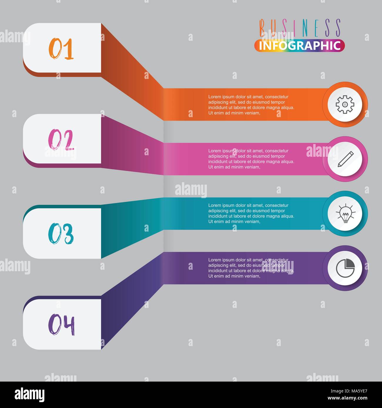 Minimal infographics. Vector Stock Vector Image & Art - Alamy