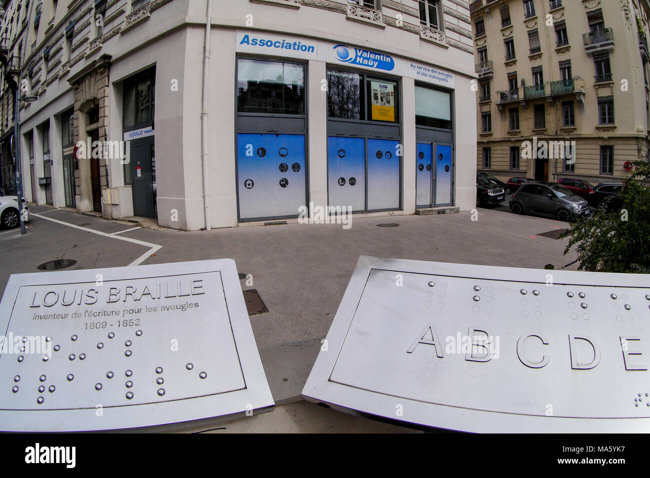 Valentin Hauy Foundation for blind people, Lyon, France Stock Photo - Alamy