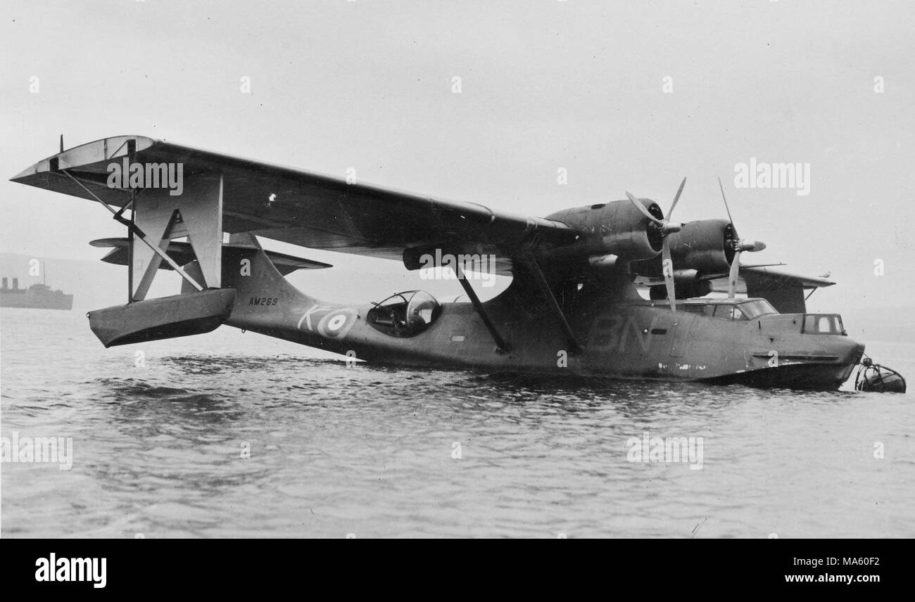 Undated file picture of an RAF Catalina Flying boat, as the RAF ...