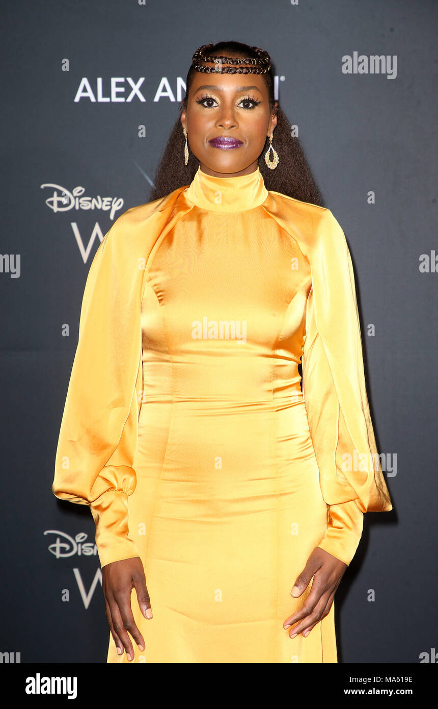 World premiere of Disney’s “A Wrinkle in Time,” Featuring: Issa Rae ...