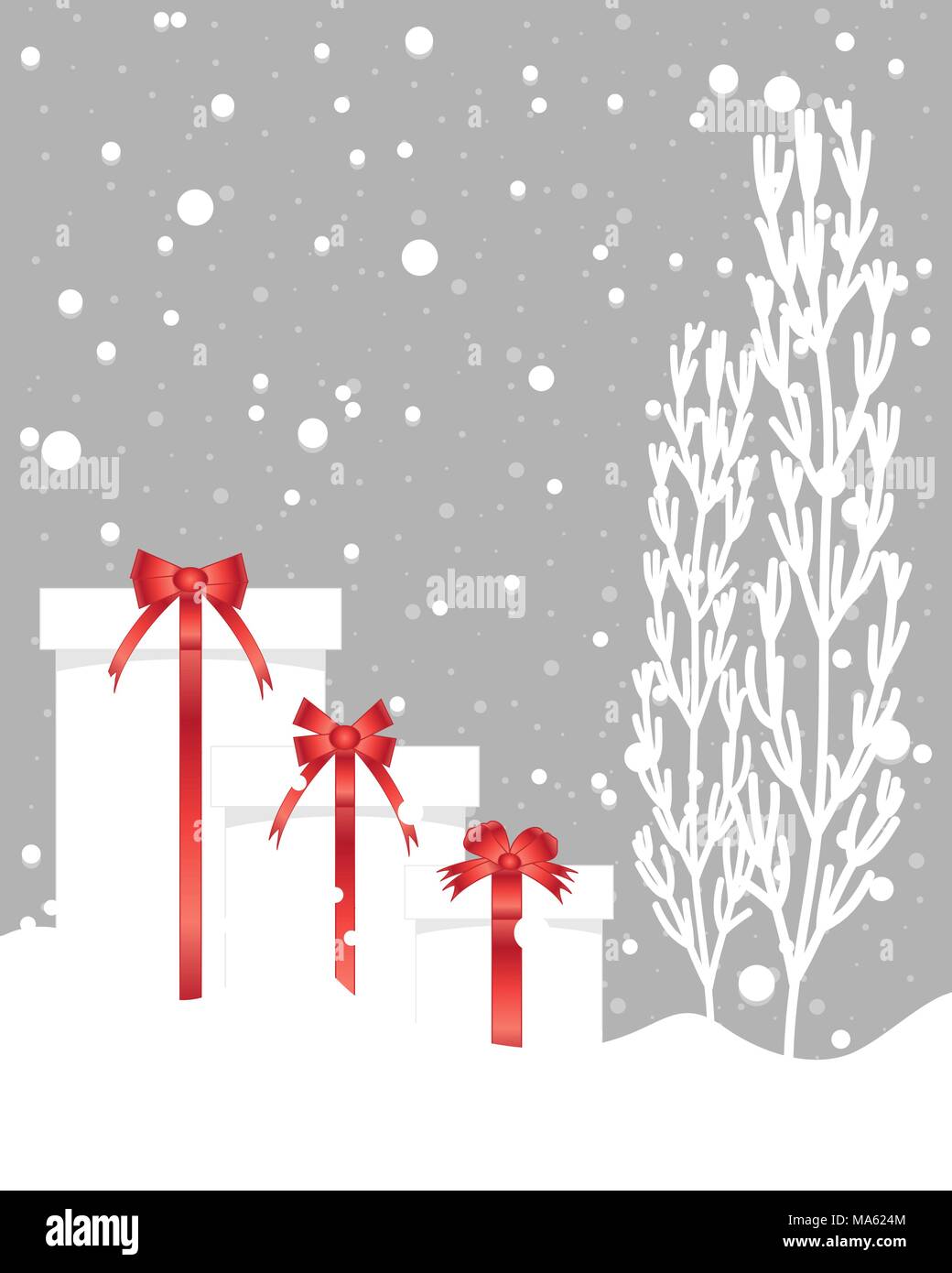 Frosted trees frost Stock Vector Images - Alamy