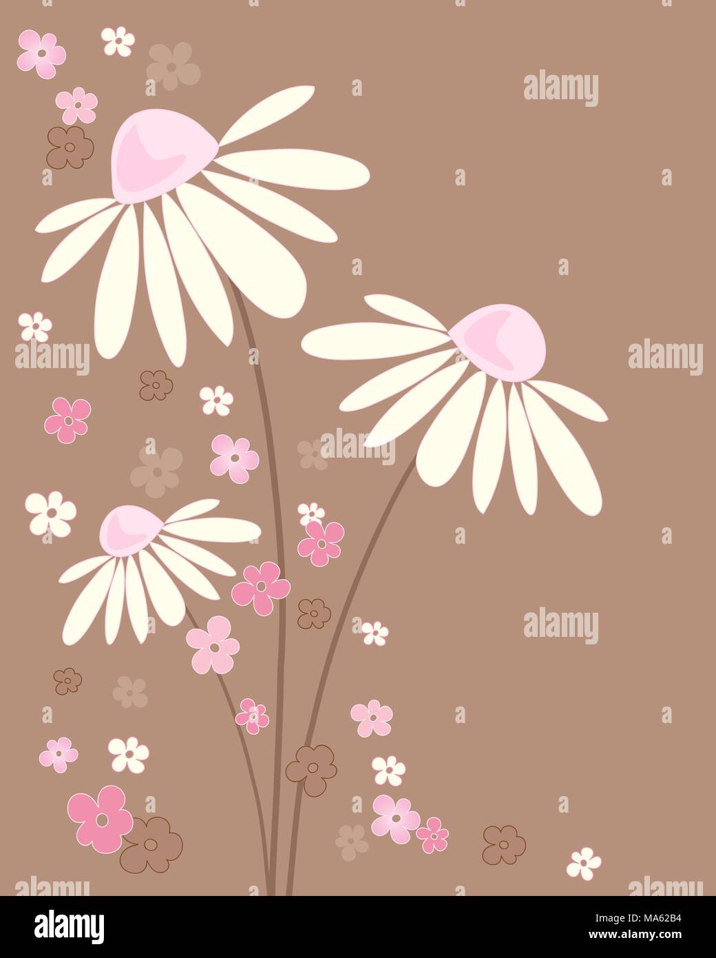 Daisy blooms Stock Vector Images - Alamy