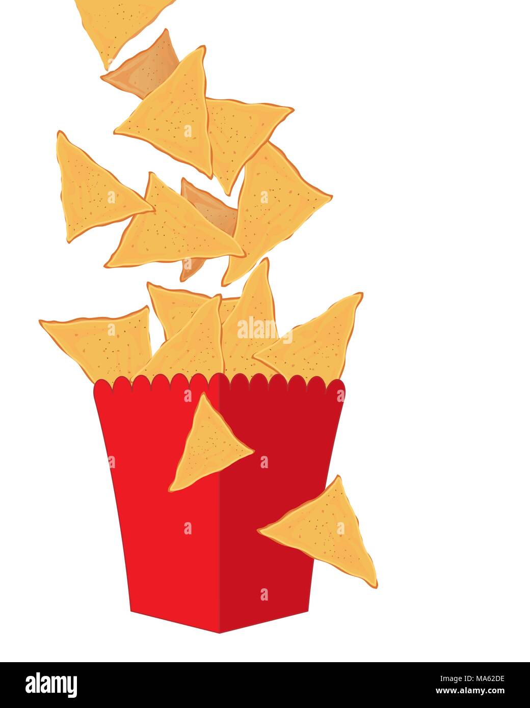 Nachos display Stock Vector Images - Alamy