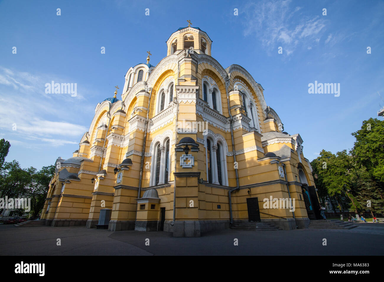 Big Vladimir Cathedral in Kyiv - one of the city's major landmarks and ...