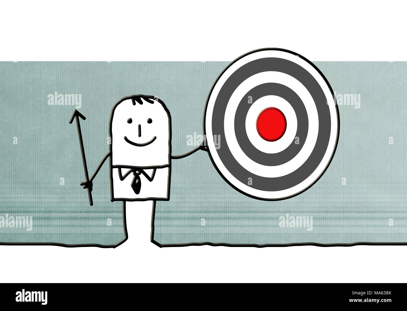 Cartoon target hi-res stock photography and images - Alamy