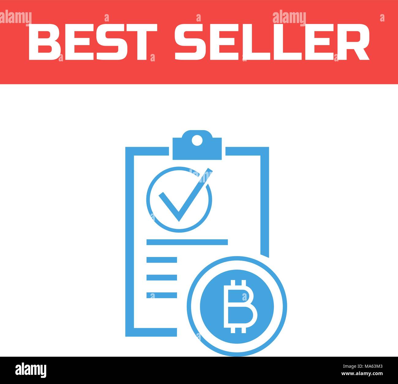 Marked Checklist Icon. Check Mark icon. Compliance Vector Sign. operations with bitcoins Stock ...